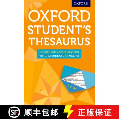 【3-4周达】Oxford Student's Thesaurus [9780192749390]