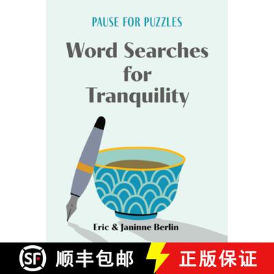 【3-4周达】Pause for Puzzles: Word Searches for Tranquility [9781454950295]