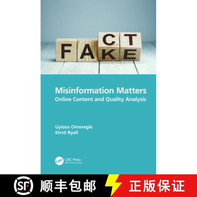 预订 Misinformation Matters: Online Content and Quality Analysis [9781032311555]