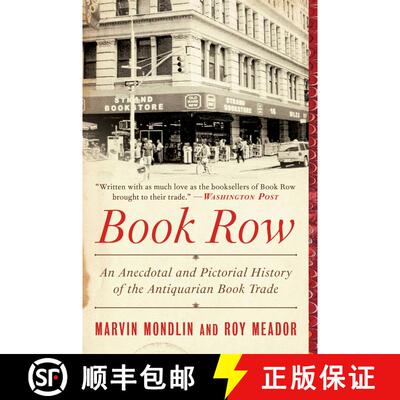 【3-4周达】Book Row: An Anecdotal and Pictorial History of the Antiquarian Book Trade [9781510752559]