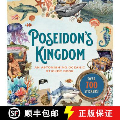 【3-4周达】Poseidon's Kingdom Sticker Book (Over 700 Stickers!) [9781441344502]