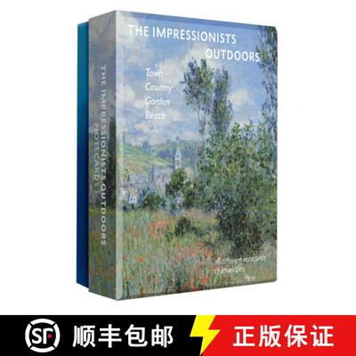 【3-4周达】The Impressionists Outdoors - Notecard Set : Town, Country, Garden, Seaside [9780789254726]