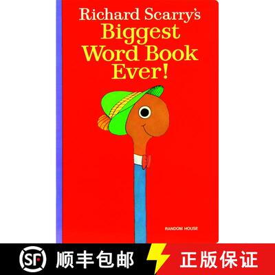 现货 【超大书】理查德·斯凯瑞启蒙单词大书 Richard Scarry's Biggest Word Book Ever [9780394873749]