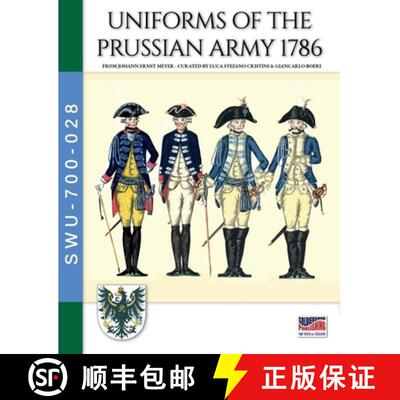 【3-4周达】Uniforms of the Prussian army 1786 [9791255893400]