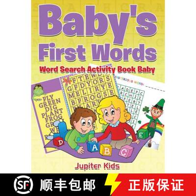 【3-4周达】Baby's First Words : Word Search Activity Book Baby [9781683053859]