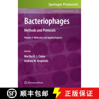 【3-4周达】Bacteriophages: Methods and Protocols, Volume 2: Molecular and Applied Aspects (Softcover ... [9781617379109]
