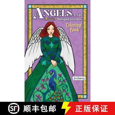 【3-4周达】Jim Shore Angels and Inspirations Coloring Book [9781497206069]