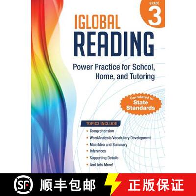 【3-4周达】iGlobal Reading, Grade 3: Power Practice for School, Home, and Tutoring [9781944346416]