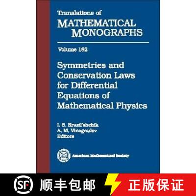 【3-4周达】精装 Symmetries and Conservation Laws for Differential Equations of Mathematical Physics [9780821809587]