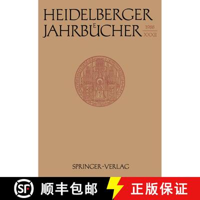 【3-4周达】Heidelberger Jahrbücher [9783540500148]