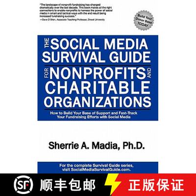 【3-4周达】精装 The Social Media Survival Guide for Nonprofits and Charitable Organizations [9780982618592]