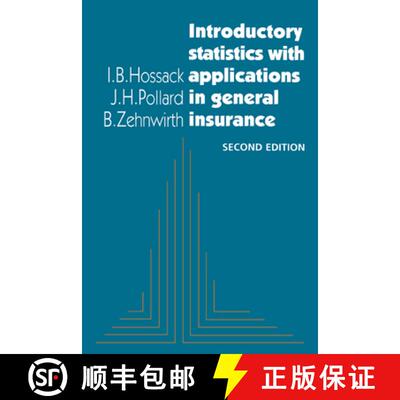 【3-4周达】精装 Introductory Statistics with Applications in General Insurance [9780521652346]