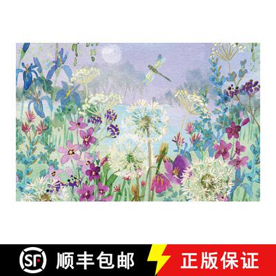 【3-4周达】Dragonflies & Dandelions Note Cards (14 Cards, 15 Self-Sealing Envelopes) [9781441347985]