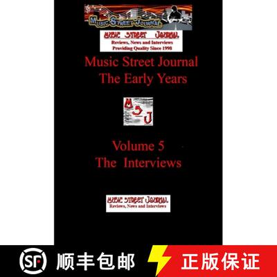【3-4周达】精装 Music Street Journal: The Early Years Volume 5 - The Interviews Hard Cover Edition [9781365613500]