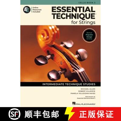 【3-4周达】Essential Elements for String - Cello Book 3 with Eei Online Resources Cello Method Songbo... [9798350137101]