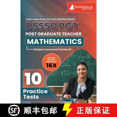 【3-4周达】DSSSB PGT Mathematics Exam Prep Book 2023 (English Edition): Post Graduate Teacher (Concer... [9789355567666]