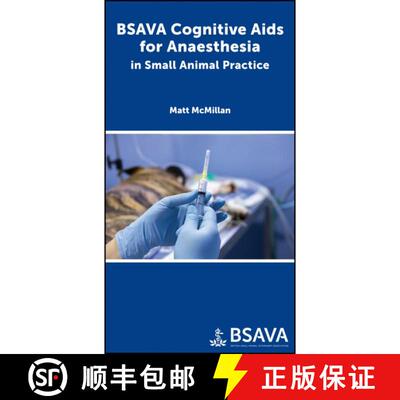 【3-4周达】BSAVA Cognitive Aids for Anaesthesia in Small Animal Practice [9781910443750]