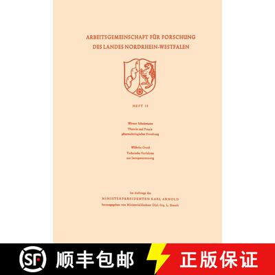 【3-4周达】Theorie und Praxis pharmakologischer Forschung. Technische Verfahren zur Isotopentrennung [9783663031314]
