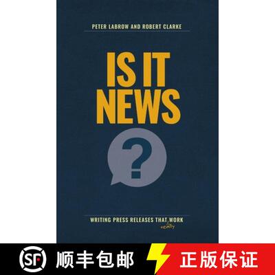 【3-4周达】Is It News?: Writing press releases that really work [9781716516733]