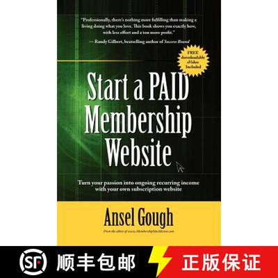 【3-4周达】Start A Paid Membership Site [9781411640214]