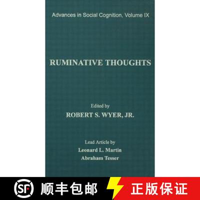 【3-4周达】Ruminative Thoughts: Advances in Social Cognition, Volume IX [9780805818161]