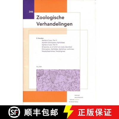 预订 Aphids of Java: Part V: Aphidini (Homoptera: Aphididae) & Part VI: 60 Species, Six of Which are ... [9789073239913]