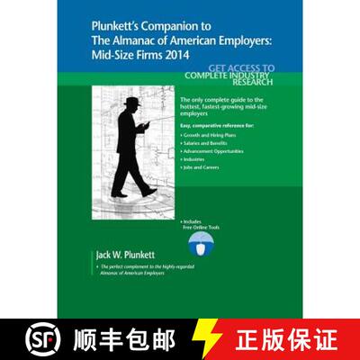 预订 Plunkett's Companion to The Almanac of American Employers 2014: Market Research, Statistics & Tr... [9781608797318]