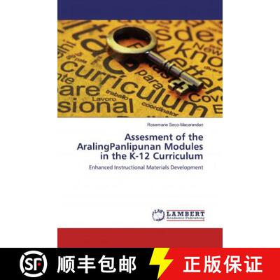 预订 Assesment of the AralingPanlipunan Modules in the K-12 Curriculum [9783659769665]