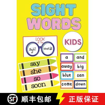 【3-4周达】Sight Words For Kids: 100 Sight Words Kindergarten Workbook Ages 4-8 - Learn to Read Adven... [9782457305198]
