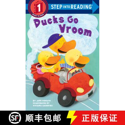 【3-4周达】Ducks Go Vroom (Step into Reading) [9780375865602]