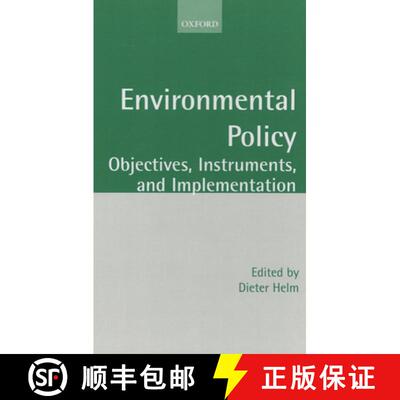 【3-4周达】精装 Environmental Policy: Objectives, Instruments, and Implementation [9780199241354]