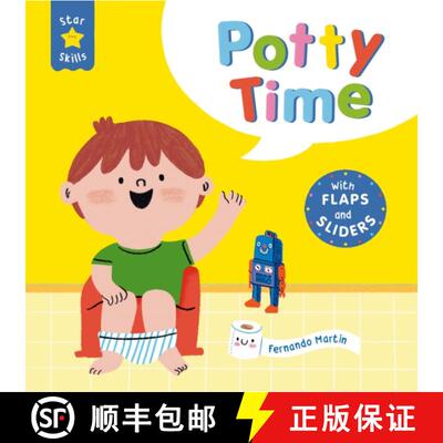 【3-4周达】Star Skills: Potty Time: A lift-the-flap, slide-the-tab first experiences book [9781800788602]