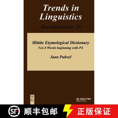 【3-4周达】精装 Hittite Etymological Dictionary, Volume 8, Words beginning with PA [9783110238648]