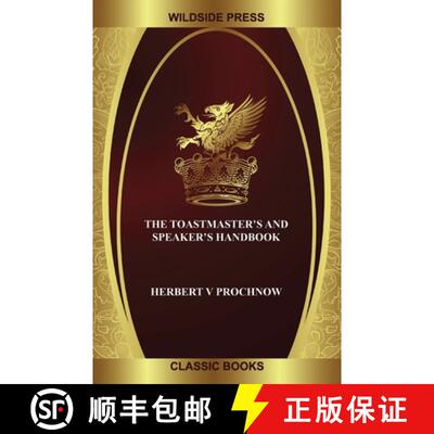 【3-4周达】The Toastmaster's and Speaker's Handbook [9781479430628]