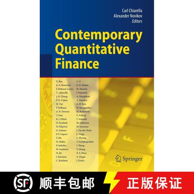 【3-4周达】Contemporary Quantitative Finance : Essays in Honour of Eckhard Platen [9783642034787]