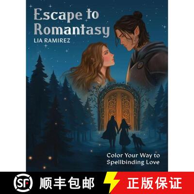 【3-4周达】Escape to Romantasy: Color Your Way to Spellbinding Love [9781837837175]