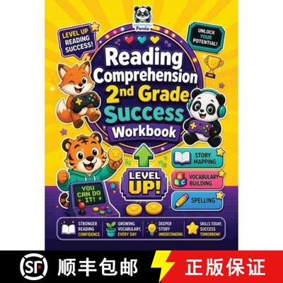 【3-4周达】Reading Comprehension 2nd Grade Success Workbook: Story Mapping, Spelling, Weekly Vocabula... [9781953149572]