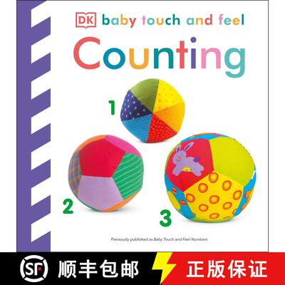 【3-4周达】Baby Touch and Feel Counting: An Interactive Numbers Board Book [9781465414328]