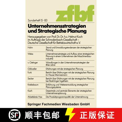【3-4周达】Unternehmensstrategien und strategische Planung: Erfahrungen und Folgerungen [9783409134521]