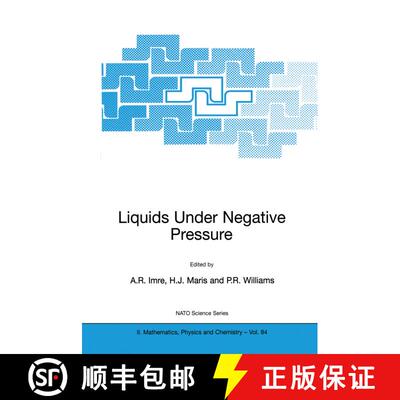 【3-4周达】精装 Liquids Under Negative Pressure: Proceedings of the NATO Advanced Research Workshop o... [9781402008955]