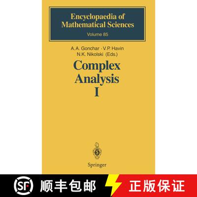 【3-4周达】精装 Complex Analysis I : Entire and Meromorphic Functions Polyanalytic Functions and Thei... [9783540547037]
