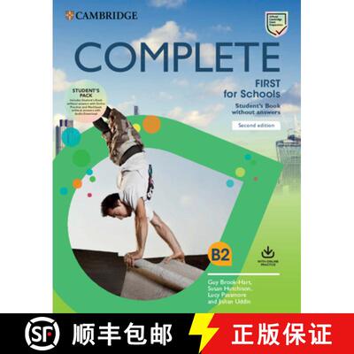 【3-4周达】剑桥FCE考试 学生包（学生书不带答案带网上练习，练习册不带答案带音频）Complete First for Sch... [9781108647366]