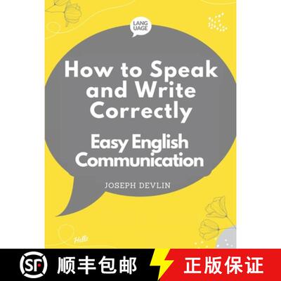 【3-4周达】How to Speak and Write Correctly: Easy English Communication [9781835520857]