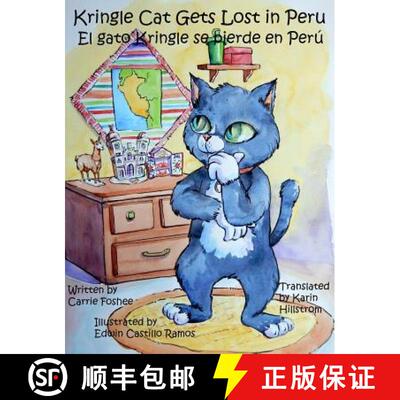 【3-4周达】精装 Kringle Cat Gets Lost In Peru [9780997133714]