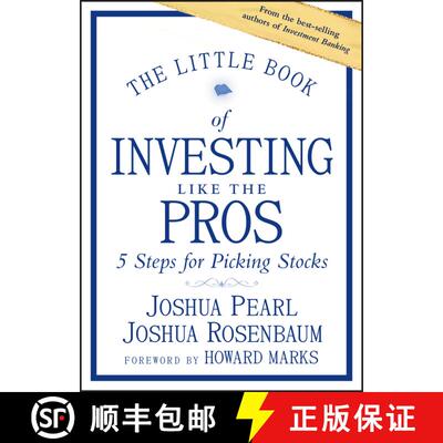 现货 精装 新手学估值 The Little Book Of Investing Like The Pros: Five Steps For Picking Stocks [Wiley... [9781118281406]
