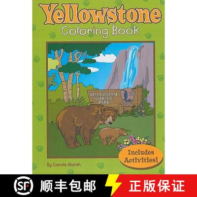 【3-4周达】Yellowstone Coloring Book [9780635073419]