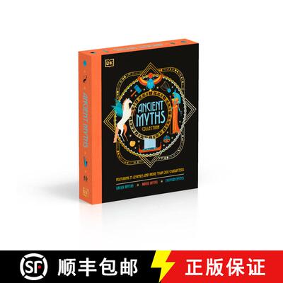 【3-4周达】Ancient Myths Collection: Greek Myths, Norse Myths and Egyptian Myths: Featuring 75 Legend... [9780744092998]