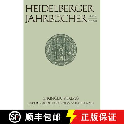 【3-4周达】Heidelberger Jahrbücher [9783540125969]
