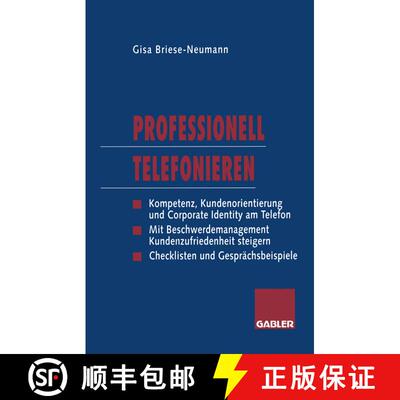 【3-4周达】Professionell Telefonieren : Kompetenz, Kundenorientierung und Corporate Identity am Telefon [9783409199834]