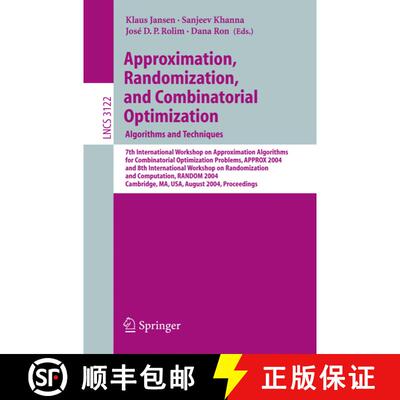 【3-4周达】Approximation, Randomization and Combinatorial Optimization. Algorithms and Techniques: 7t... [9783540228943]